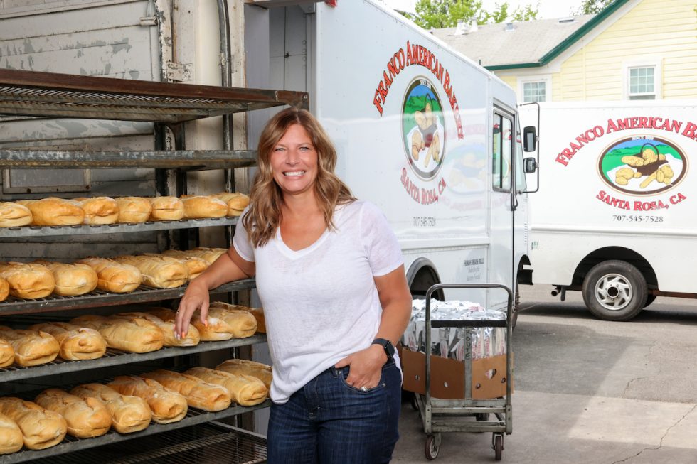 Franco American Bakery in Santa Rosa California.